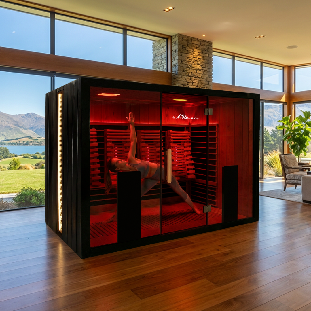Longevity Pro Red light + Infrared Sauna 4 peron – Everestplunge